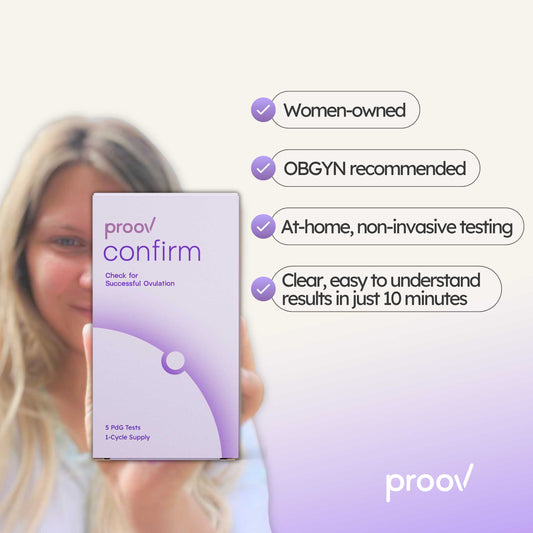 Proov Confirm PdG Ovulation Test Strips | Progesterone Marker Tracking